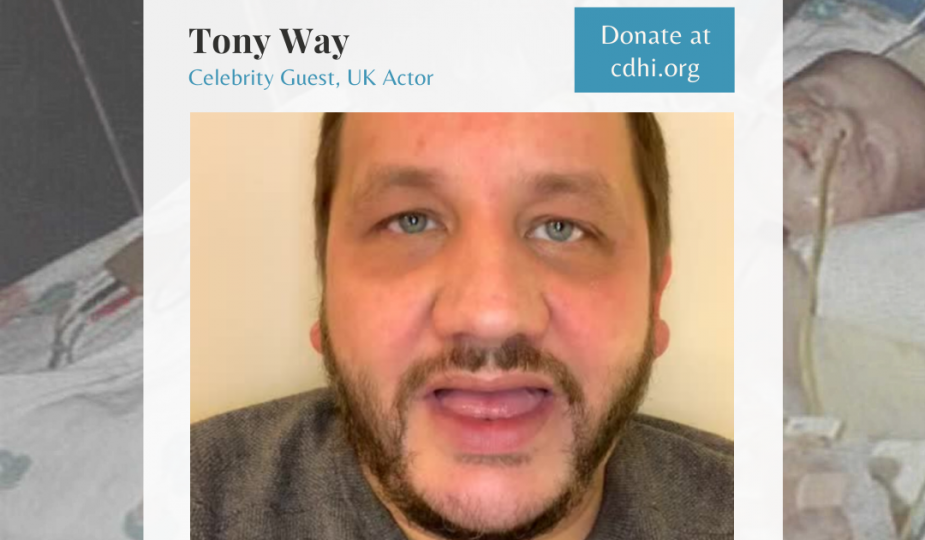UK Actor Tony Way Appears on the 2021 CDH Telethon