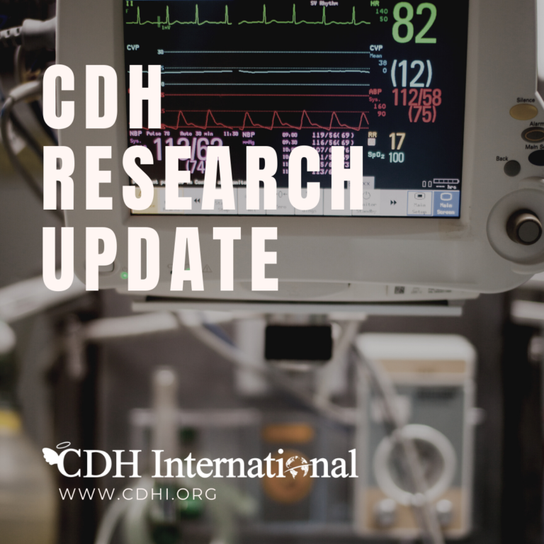 CDH Research International - Research: The Use of Inhaled Nitric Oxide ...