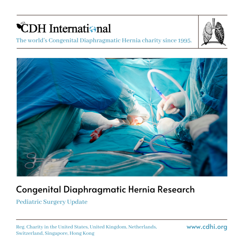 CDH International - A Global Initiative to Stop Congenital ...