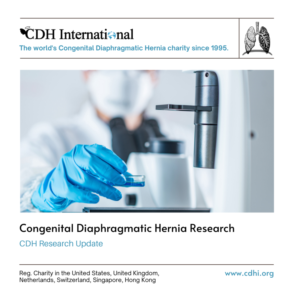 CDH International - A Global Initiative to Stop Congenital ...