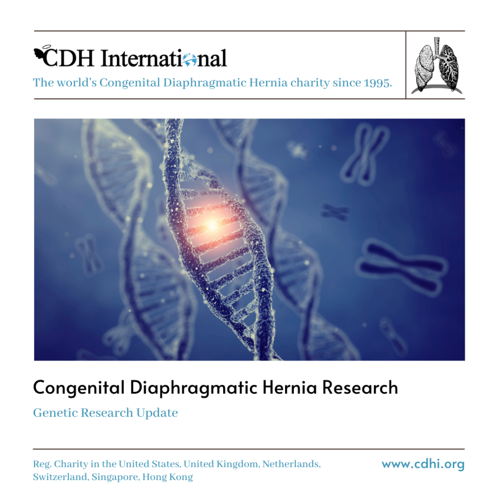 CDH Research International - Research: Relationships between congenital ...