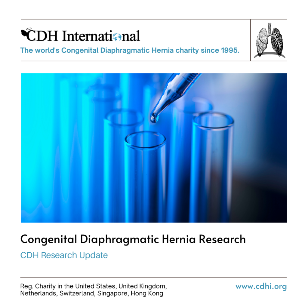 CDH Research International - Research: Mouse Lung Organoid Responses to ...