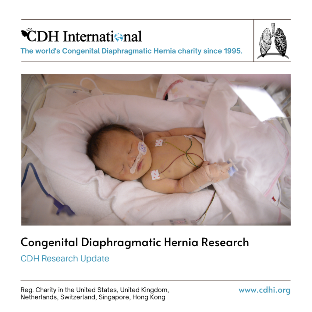 CDH Research International - Research: Right Bochdalek congenital ...