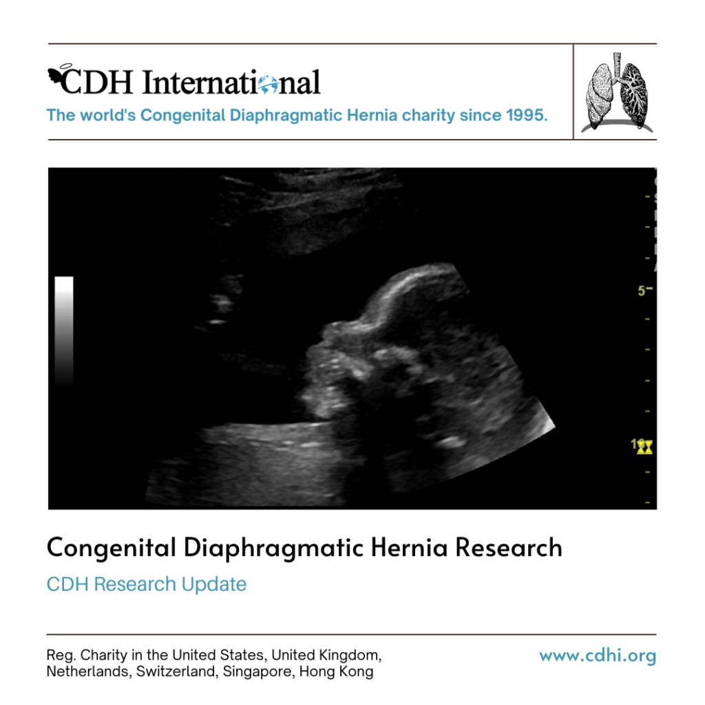 CDH Research International - Research: Increased survival following ...