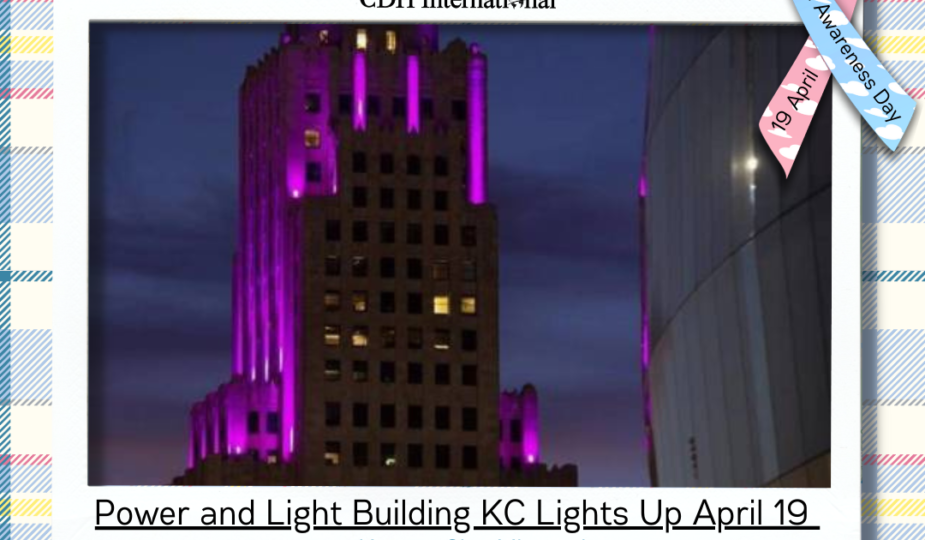 The Power and Light Building KC Lights Up For CDH Awareness