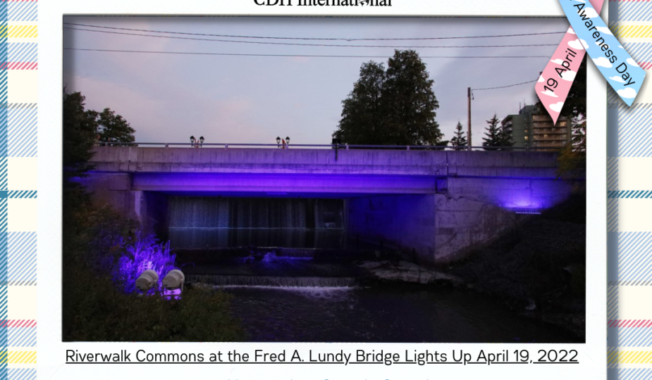 The Riverwalk Commons at the Fred A. Lundy Bridge Lights Up for CDH ...