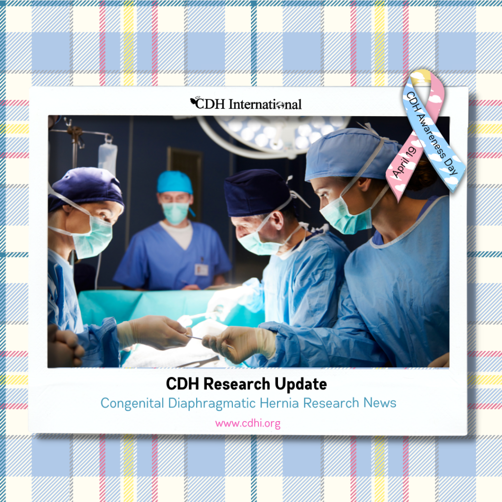 CDH Research International - Research: Rapid evolution of a Morgagni ...