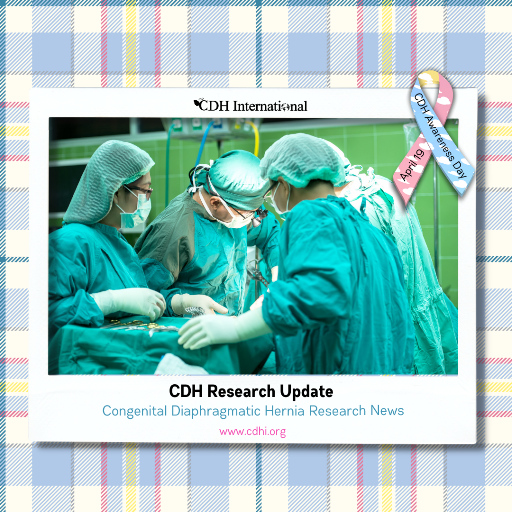 CDH Research International - Research: Perinatal Outcomes after Fetal ...