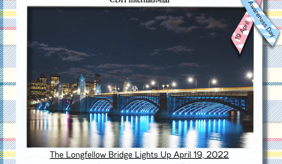 The Longfellow Bridge Lights Up For CDH Awareness