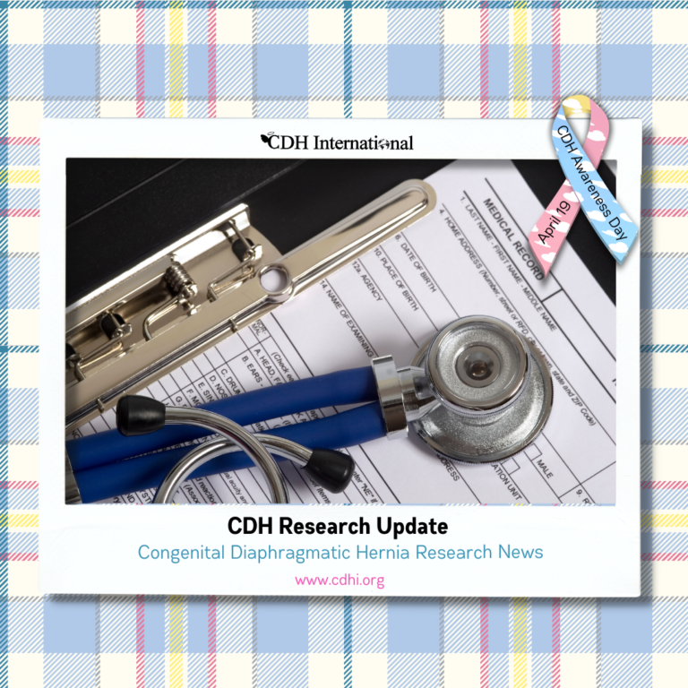 CDH Research International - Research: Unexpected Diaphragmatic Hernia ...