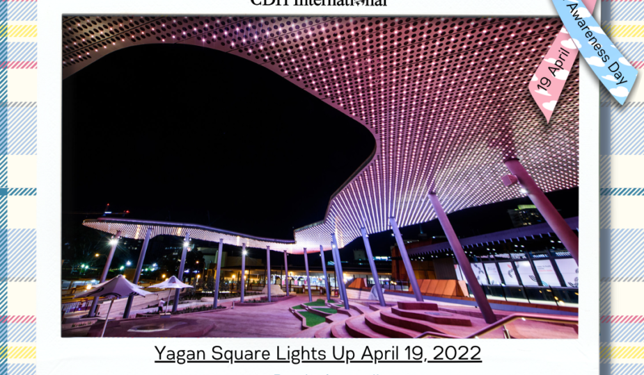 Yagan Square Lights Up For CDH Awareness