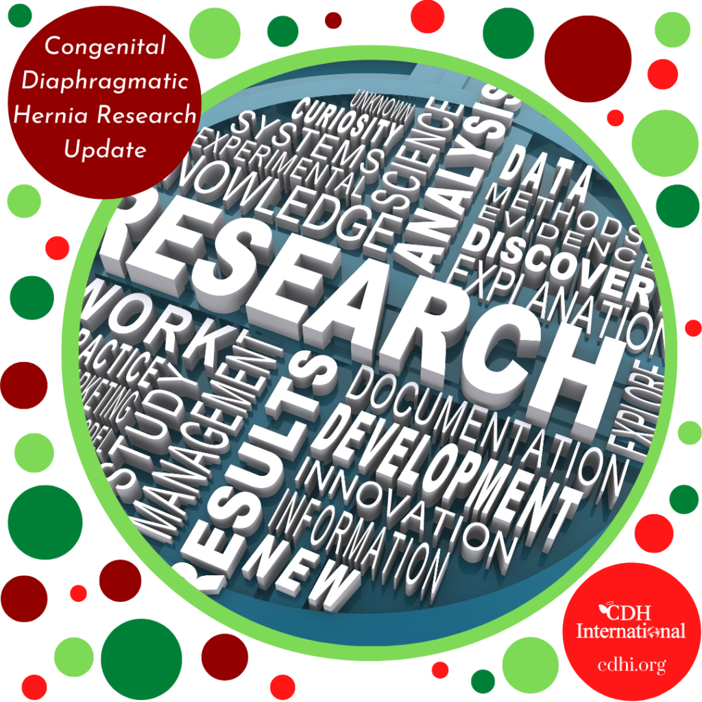 CDH International - A Global Initiative to Stop Congenital ...