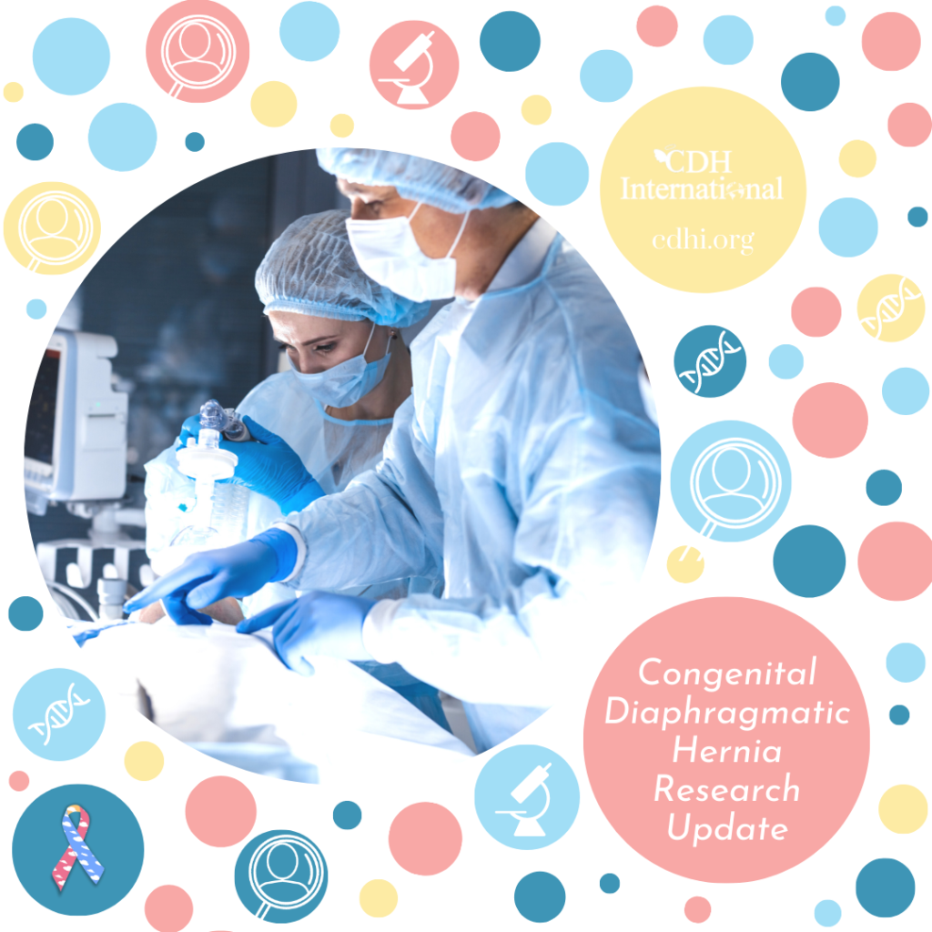 CDH Research International - Research: Management of congenital and ...