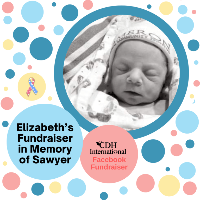 Elizabeth’s Fundraiser for CHERUBS in Memory of Sawyer