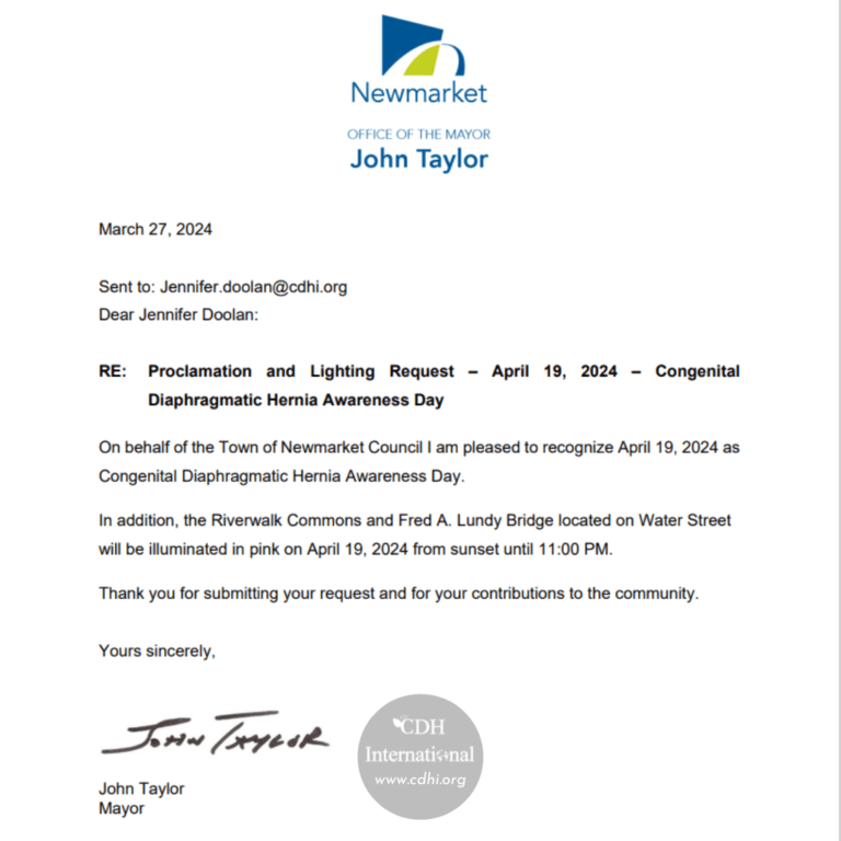 CDH International - A Global Initiative to Stop Congenital ...