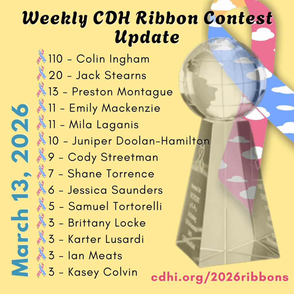 CDH Research International - Weekly CDH Ribbon Contest Update – March ...